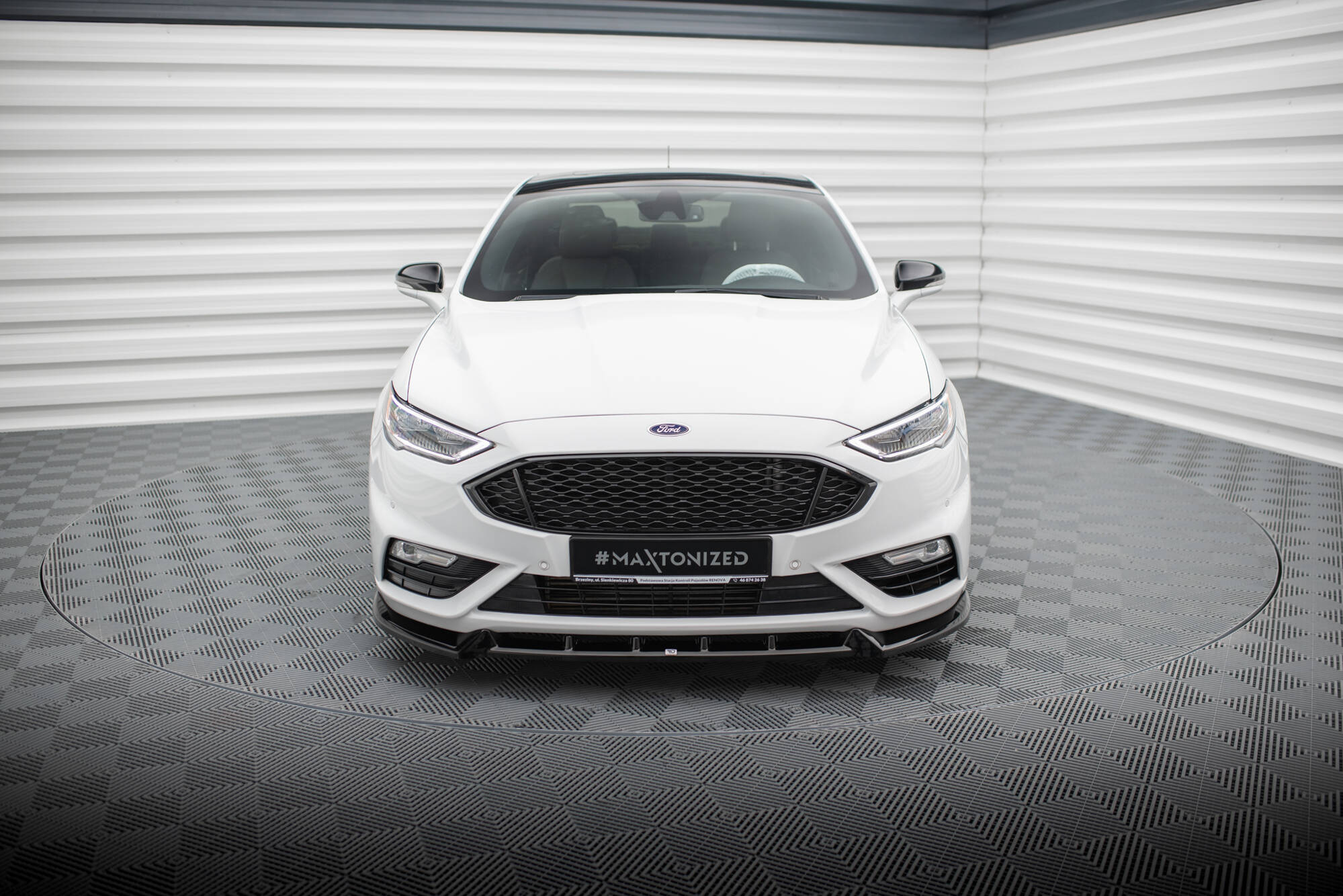 Maxton Design Front Splitter Ford Mondeo Sport Mk5 Facelift / Fusion ...