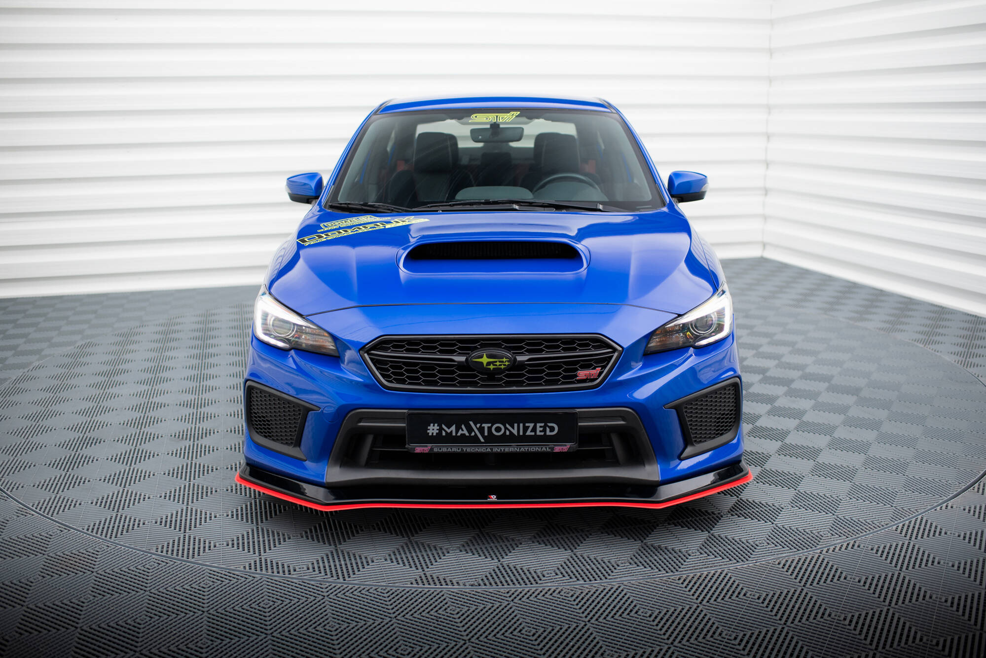 Maxton Design Frontsplitter V.2 Subaru WRX STI Mk1 Facelift SU-IM-4F ...