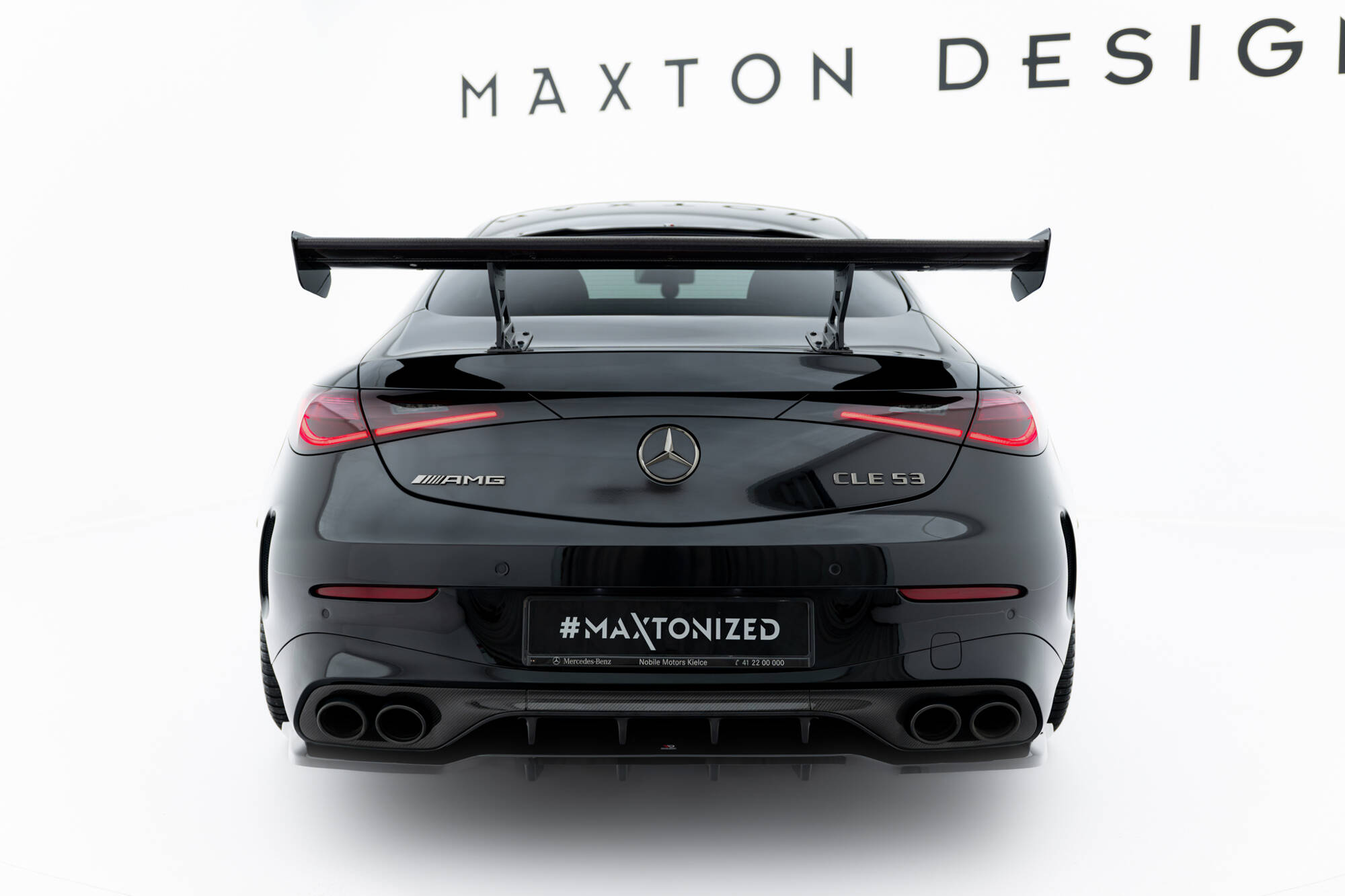 Maxton Design Eleron carbon V.2 Mercedes-AMG CLE 53 C236 CF-ME-CLE-236 ...