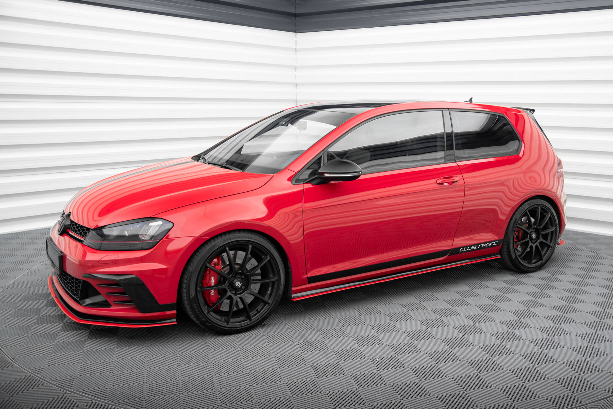Maxton Design Säiteschützer Diffusor VW GOLF Mk7 GTI CLUBSPORT VW-GO-7 ...