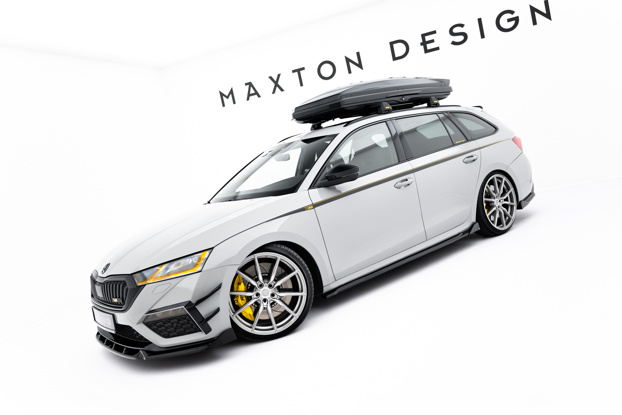 Maxton Design Difusores de saias laterais V.2 Skoda Octavia RS Liftback ...