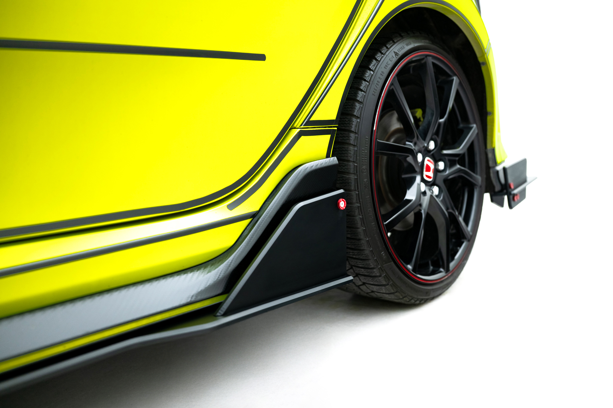 Maxton Design Street Pro Sideskjørt Diffusorer Honda Civic Type R Mk10 ...
