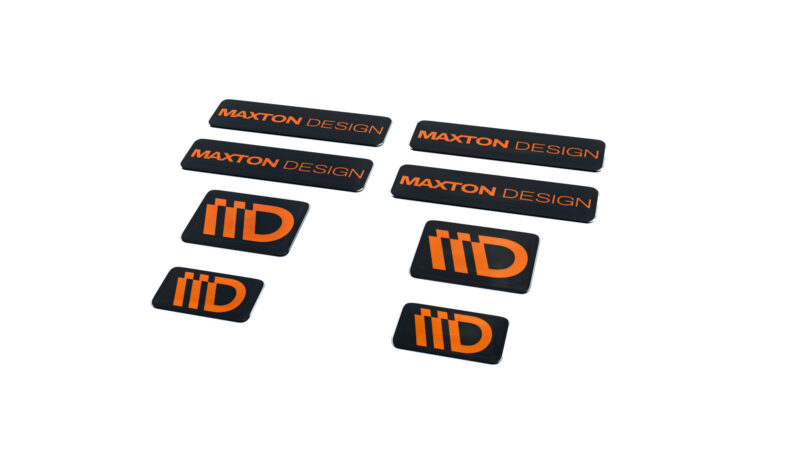 Maxton Design Ensemble d'autocollants 3D Maxton Design NAK-3D-A3-8 ...